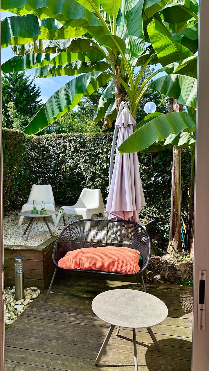 T2 Lumineux Avec Jardin & Véranda – Biarritz Calme - Anglet