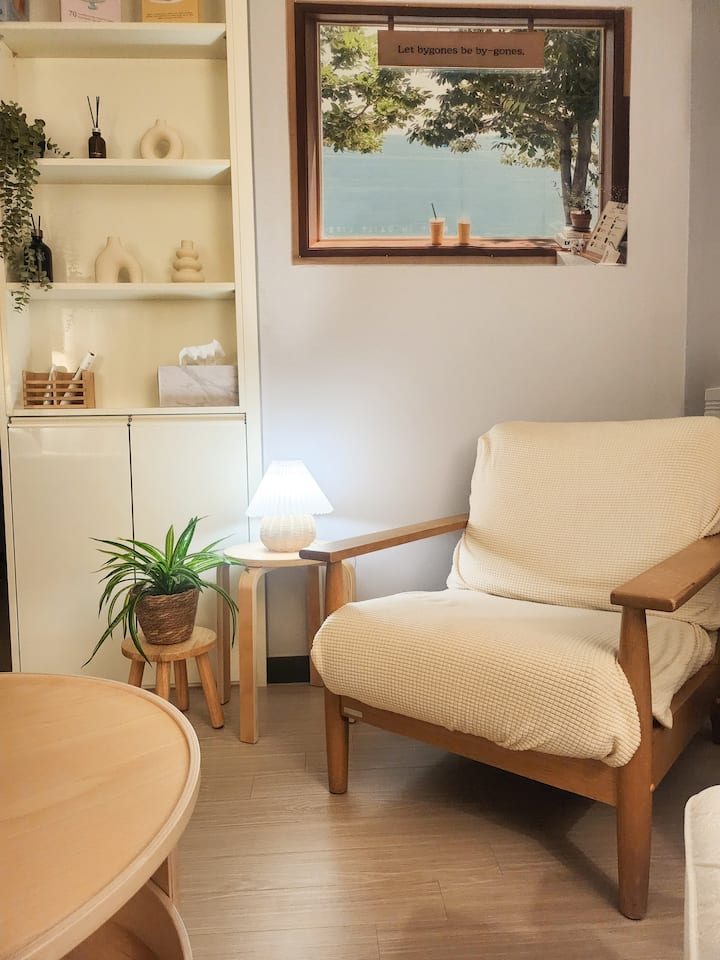 17.요트무료(주말)/오션뷰/관광지10분/무료주차/호텔침구/넷플릭스/취사가능 - Yeosu-si