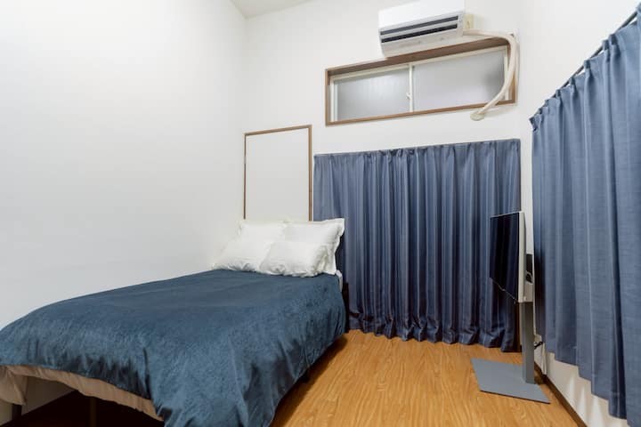 M13) 10mis Walk Hakata St/1 Room + Loft 6ppl - Fukuoka
