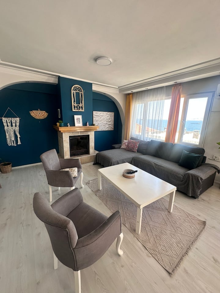 Panoramik Deniz Manzaralı ŞöMine - Izmir