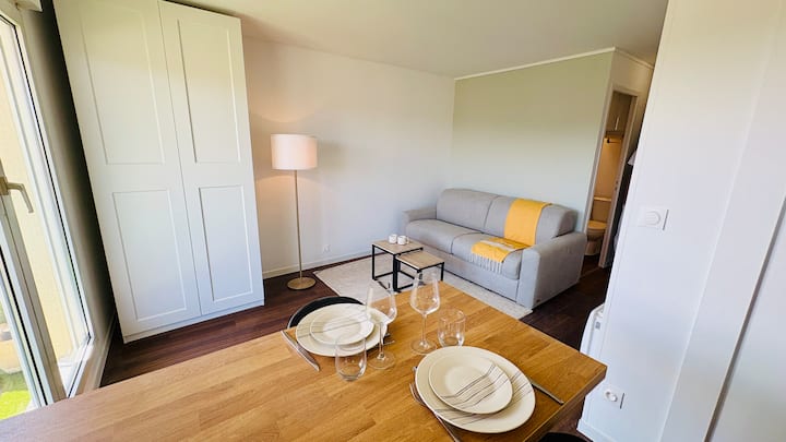 Studio - Accès Direct à La Plage - Saint-Aubin-sur-Mer
