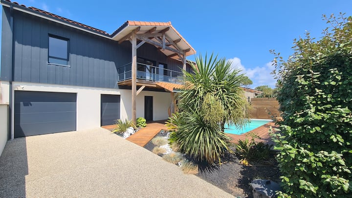 Villa Spa & Piscine, Plage 50m - Biscarrosse