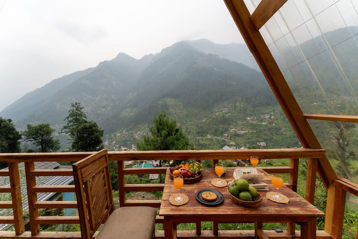 Couple Friendly Stargazing Cottage 250meter Trick - Jibhi