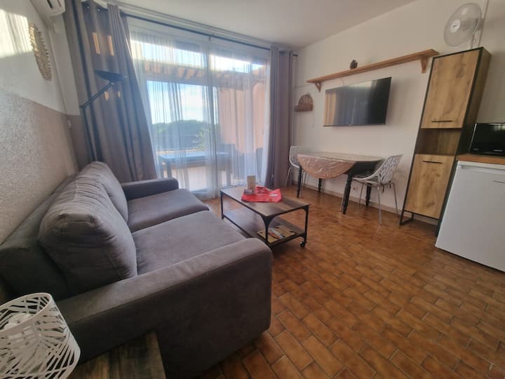 Baronnie Studio Top Cosy 4 P Clim Terrasse Parking - Le Grau-du-Roi