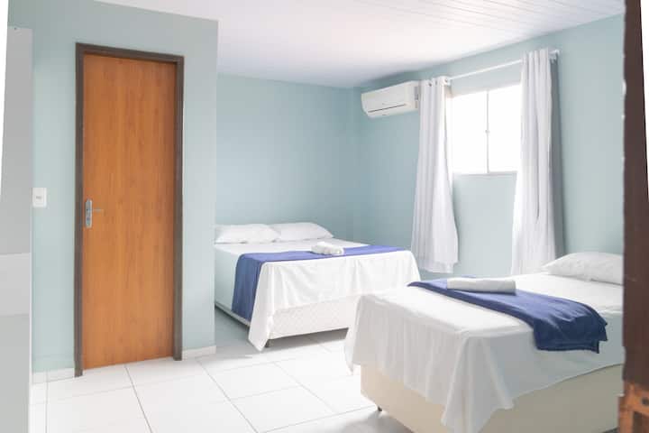 Quarto Casal + Solteiro – Aconchego - Tangará