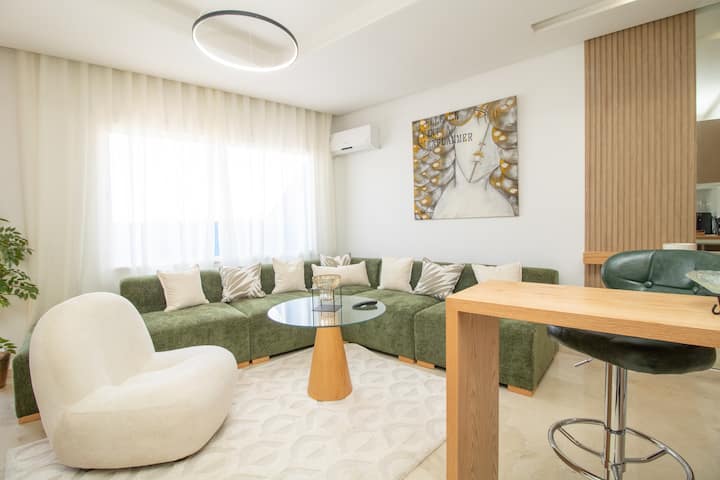 Vue Twin Center + Grande Terrasse Privée - Casablanca