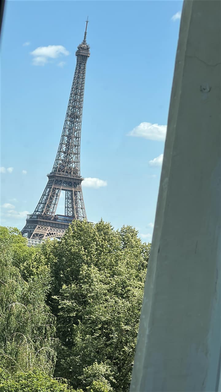 Grande Chambre Vue Tour Eiffel - Paris