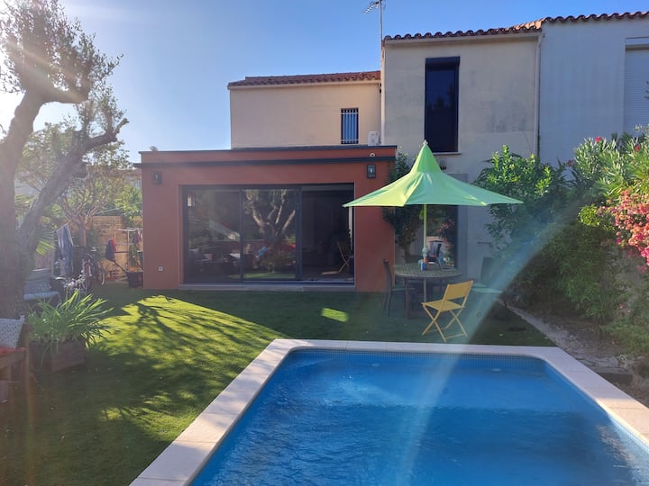Maison Au Calme Avec Piscine - Montpellier