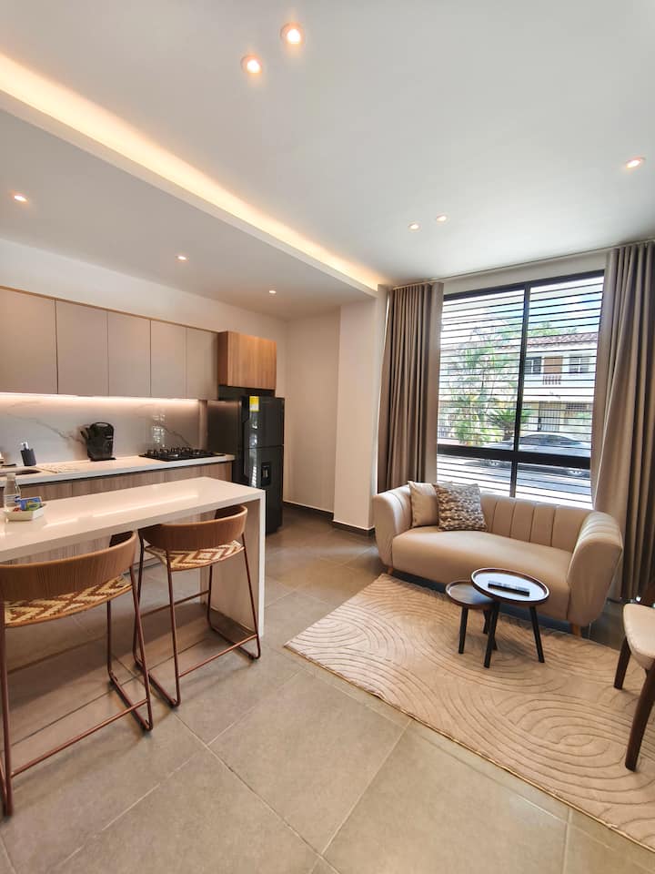 Nove65•101 Apto Nuevo Y Moderno - Wifi - A/c - Cali