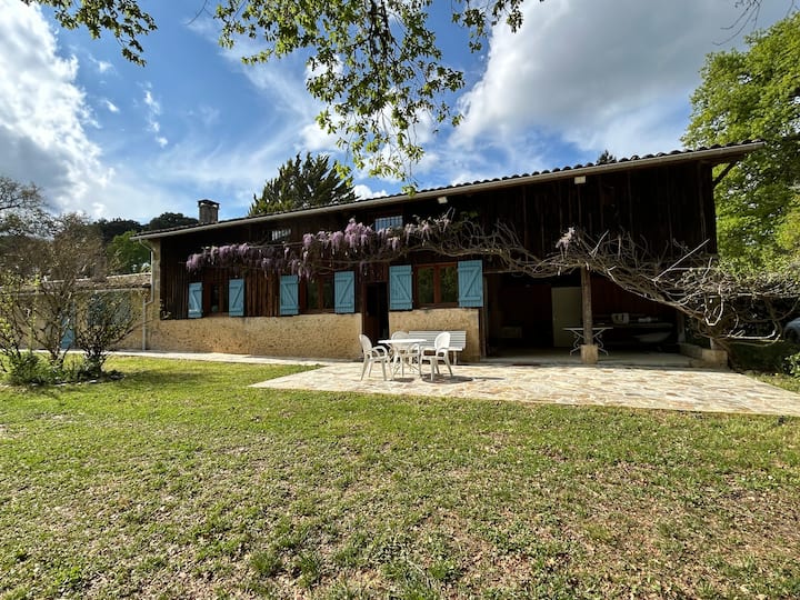 Jolie Maison Avec Piscine Et Tennis à Uzeste - Bazas