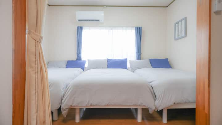 アパート１室貸切／最寄駅徒歩５分／新潟まで電車13分／4人／wi-fi／駐車場有／コンビニ3分 - Niigata