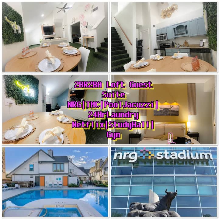 Nordic Boho Suitepool|gymnrgwalk|medctr|new - Houston, TX