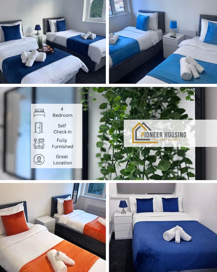 Modern 7 Beds | Free Parking | Near City Centre - ウォルヴァーハンプトン