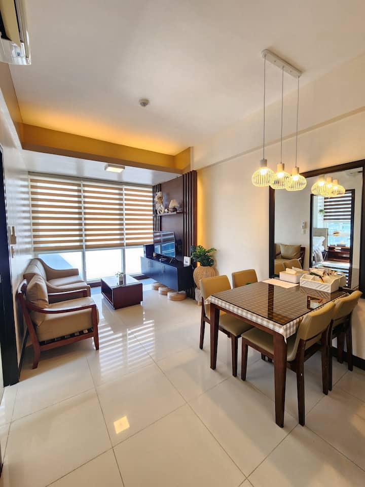 Hj. New 리모델링한 넓은 코너유닛 뉴타운비치무료이용 한달살기 문의 공항픽드랍 예약가능 -