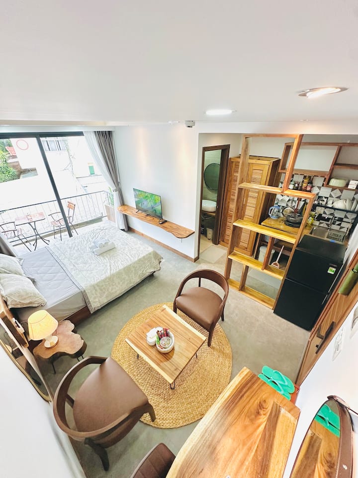 (307msnk) Luxe Studio L Balcony & Kitchen - Vietnam