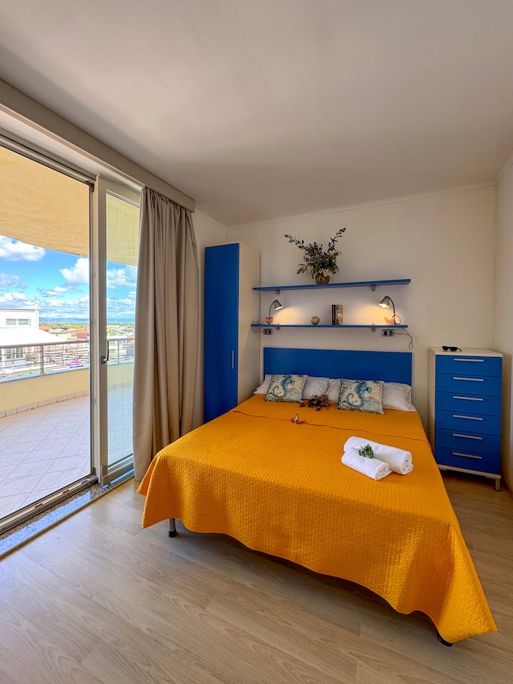 Bilocale Vista Mare Laterale + Servizio Spiaggia - Castiglione della Pescaia