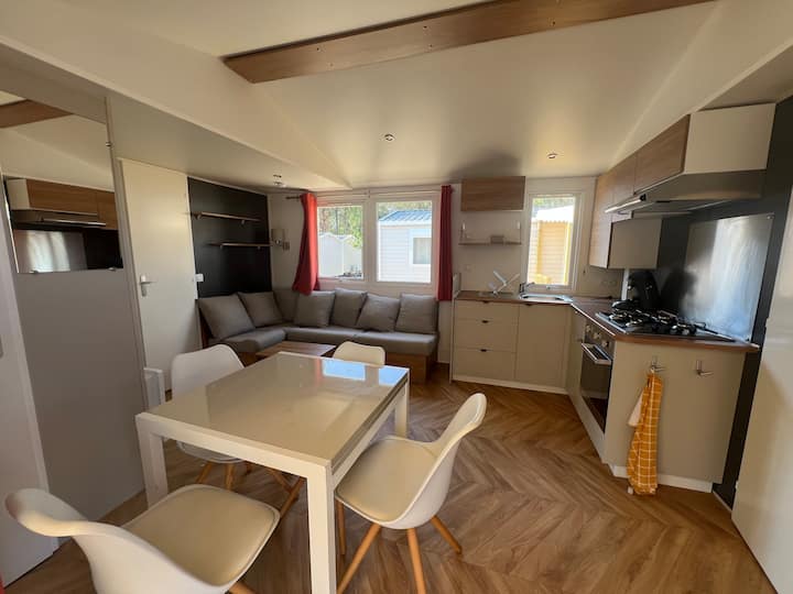 Mobilhome 6-8pers Dans La Pinède Avec Piscine - Lacanau