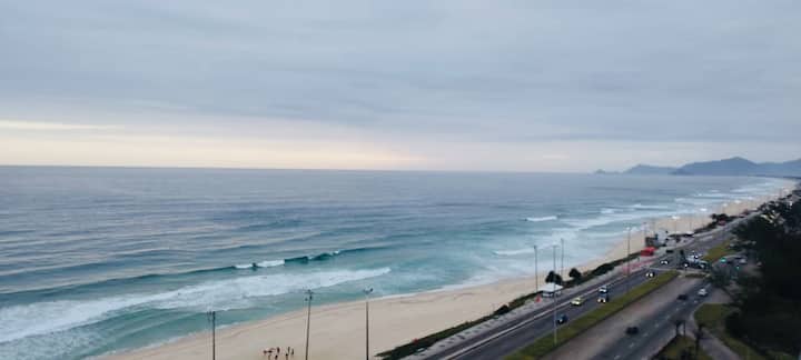 Flat Novinho  Vista Frontal Da Praia - Rio de Janeiro