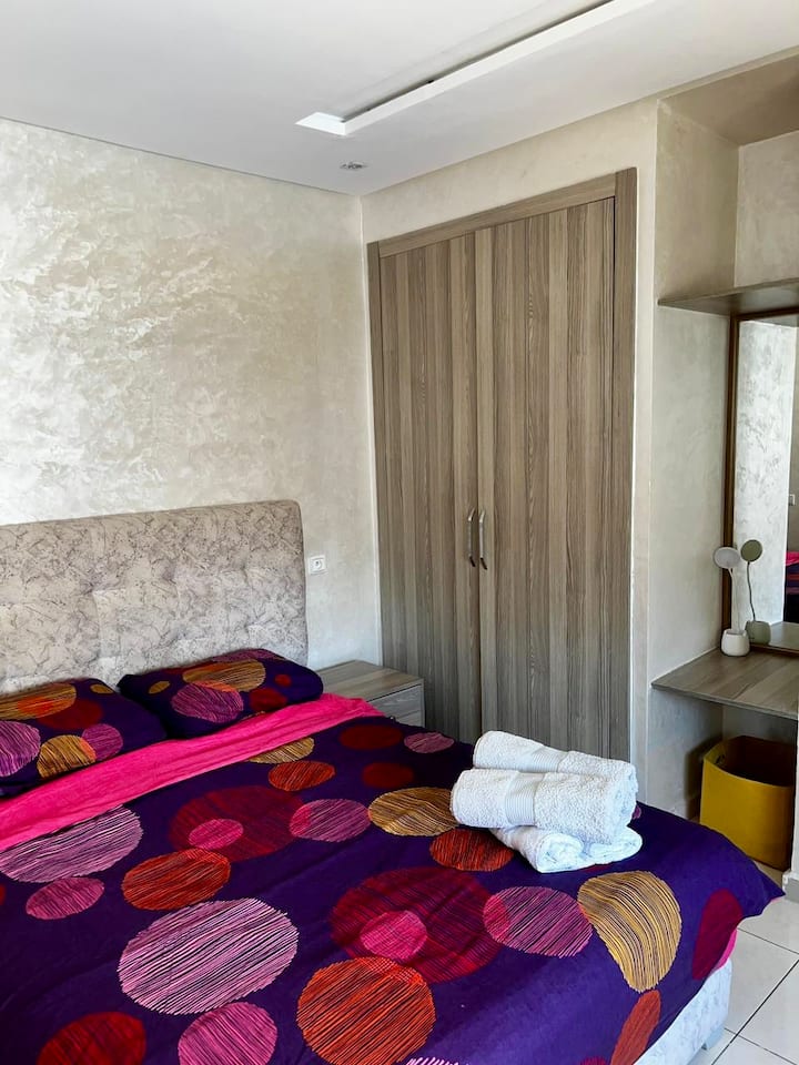 Charmant 2 Chambres Avec Piscine - Agadir