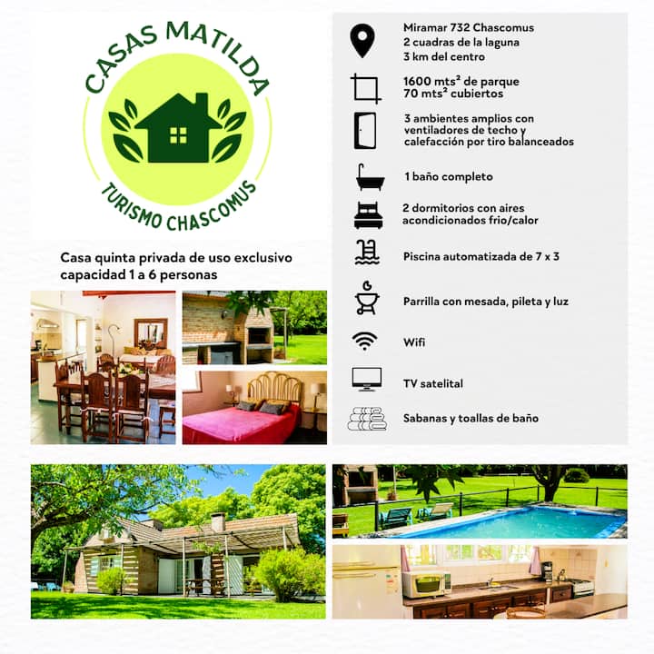 Casas Quintas Matilda Chascomus - Chascomús