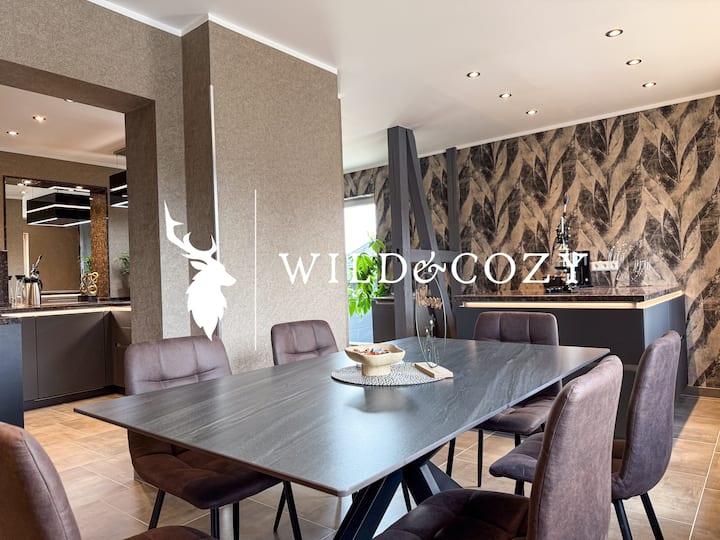 Wild&cozy Ferienhaus M. Luxuriöser Küche & Garage - Thale