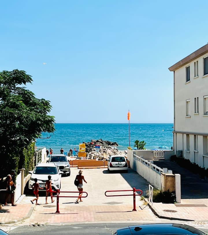 Studio Plage à 30m, Parking & Clim - Palavas-les-Flots