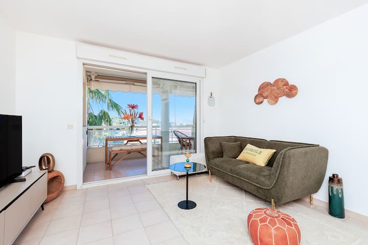 Grand Balcon Sud - Piscine - Proche Cannes - Le Cannet
