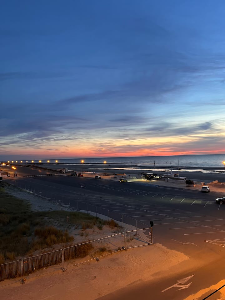 Duna - Studio Cabine Vue Mer à Stella-plage - Rang-du-Fliers