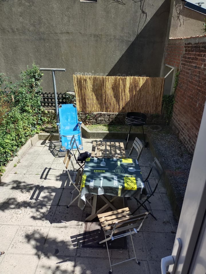 Appartement Rdc Avec Terrasse
 100 M Plage - Fort-Mahon-Plage
