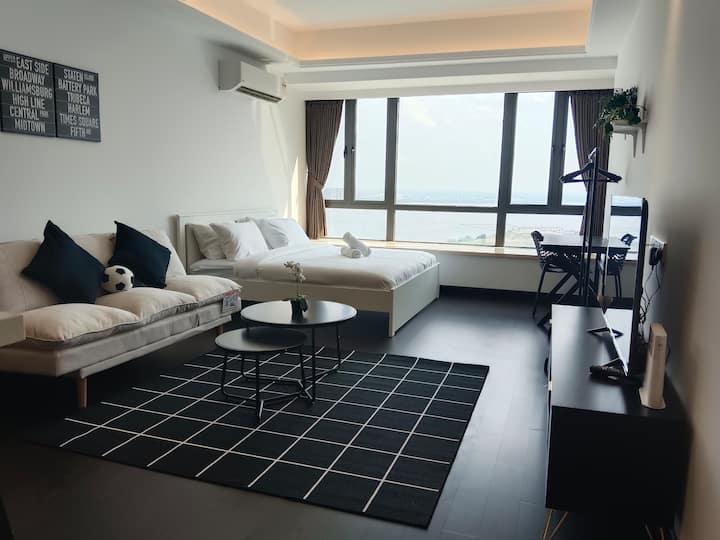 Seaview Studio For 3 Pax Near Jb Sentral Ciq - Woodlands