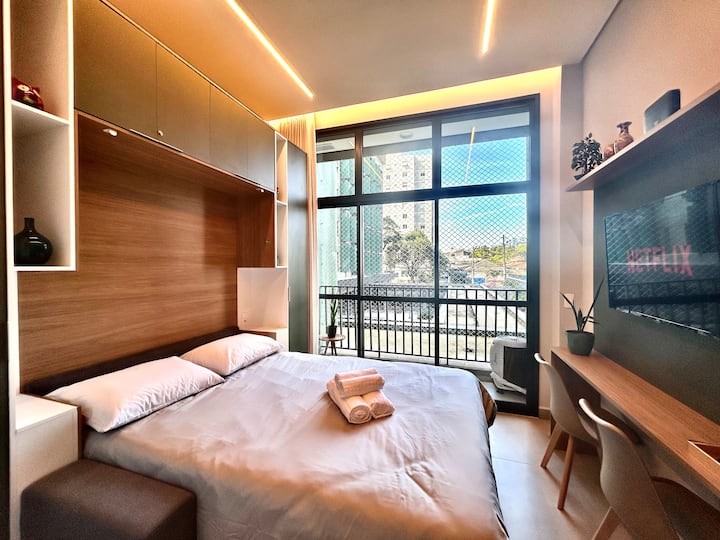 Studio Moderno | Metrô Brooklin | Consulado Eua - Santo Amaro