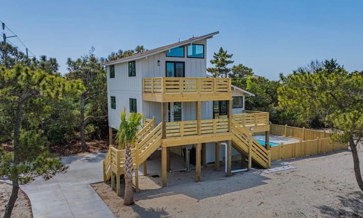 Dog Friendly, Soundside Cottage W/pool - Rodanthe, NC