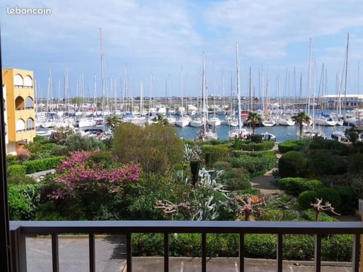 Appartement T3 Clim. Vue Port - Gruissan