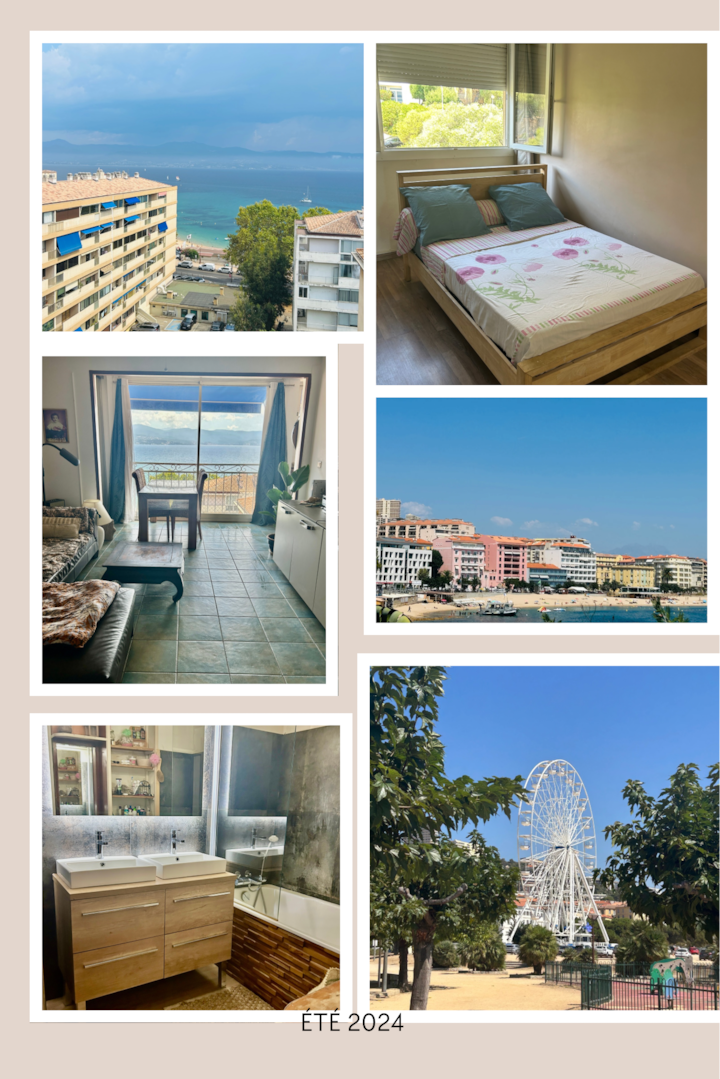 F2 Vue Mer Plage 100 M Centre Ville à Pieds 10 Mn - Ajaccio