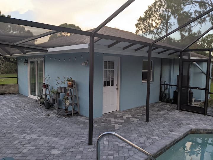 Pool House With Lanai & Deck - Estero, FL