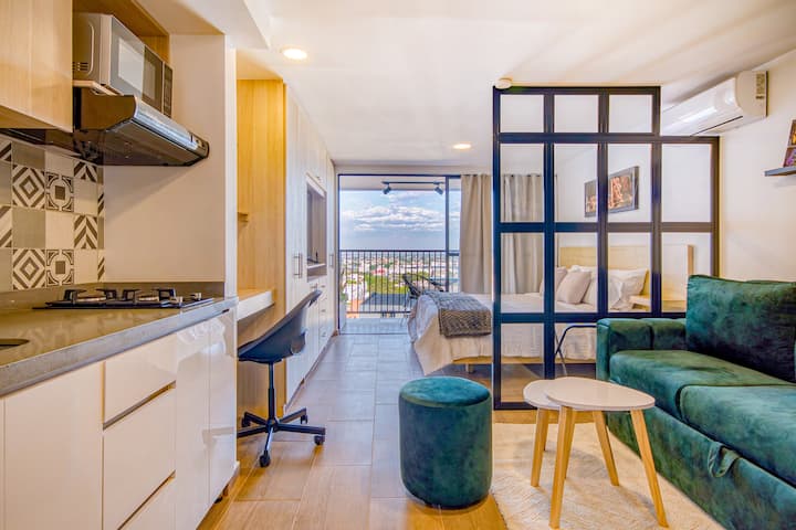 H204 | Loft De Lujo Con Vista Y Balcón En Zona Top - Cali