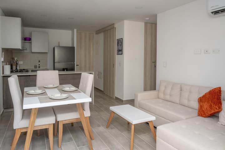 New Modern 2br Apt In Riomar + Workspace 1gb Wifi - Barranquilla