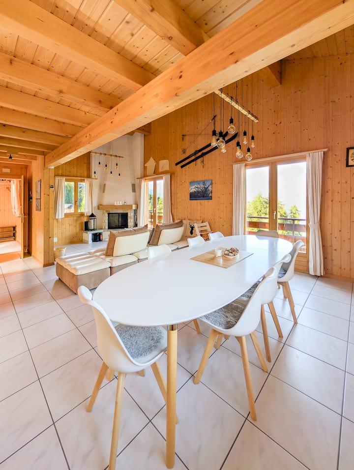 Grand Chalet Familial Et Convivial à La Tzoumaz - Champex-lac