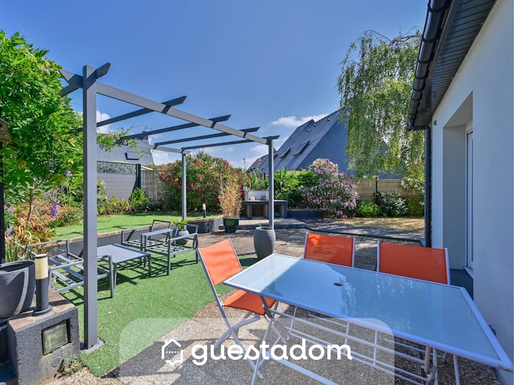 Le Boucard - Terrasse - Proche Plage - Plage de Saint-Nazaire