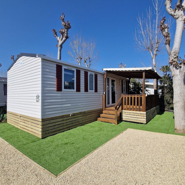 Mobilhome 6/8 Pers Aux Sables Du Midi _ Camping 4* - Sérignan