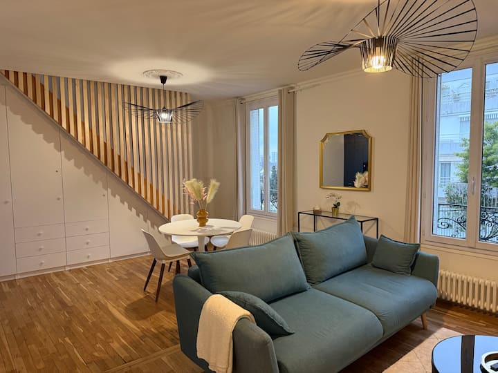 Chic Duplex Plein Centre D'enghien - Saint-Denis, France