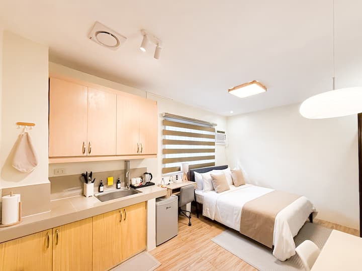 25m² Studio-maginhawa & Up-free Parking-fast Wifi - Cuba