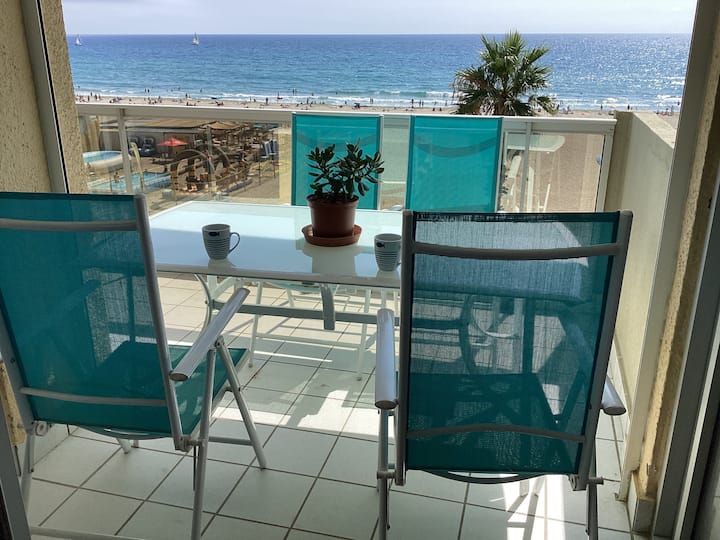 Beau T2 Vue Imprenable Sur La Mer Parking - Canet-en-Roussillon