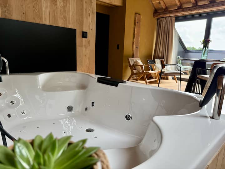 Havre Romantique Nature Avec Jacuzzi - Malmedy