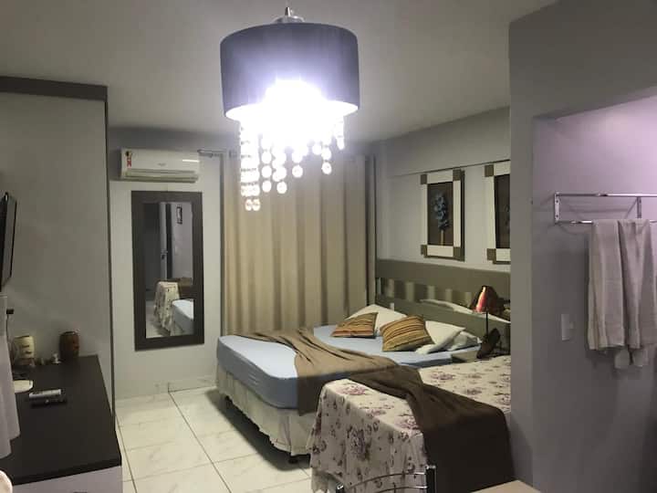 Flat Mobiliado! Ap Novo. - Caldas Novas