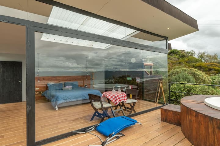 Lujosa Casa Casa Tiny House Con Jacuzzi Guatavita - Guatavita