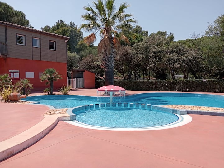 Agde/pescalunes/chalet 4pers/clim/parking/piscine - Agde