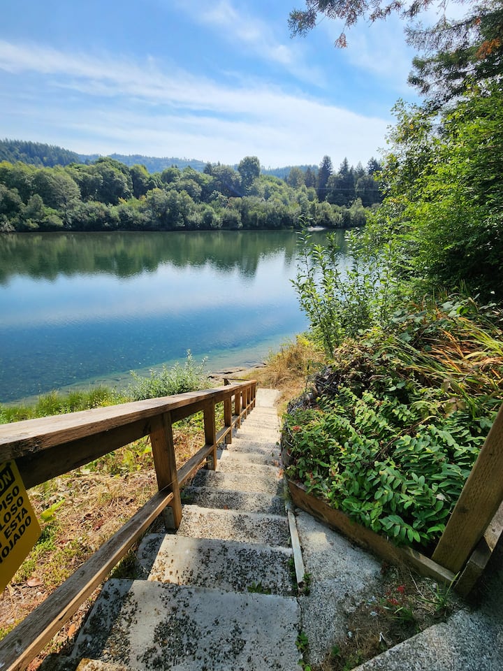 The South Bank-river-front - Jedediah Smith Redwoods State Park, Crescent City