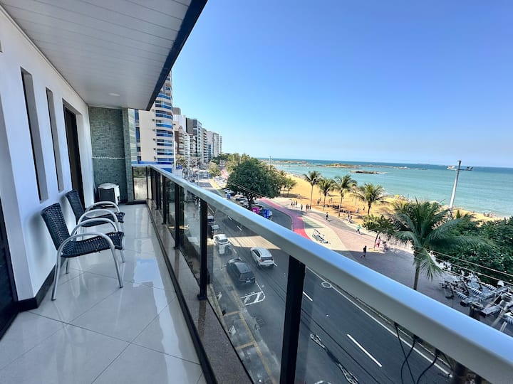 Praia Da Costa: Vista Panorâmica C/ Varanda - Vila Velha