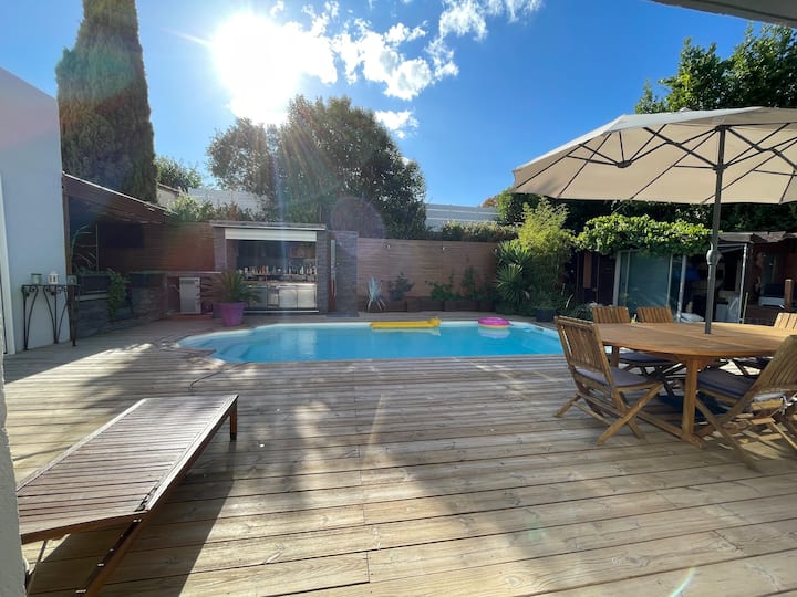 T4 Climatisé Avec Piscine - Béziers